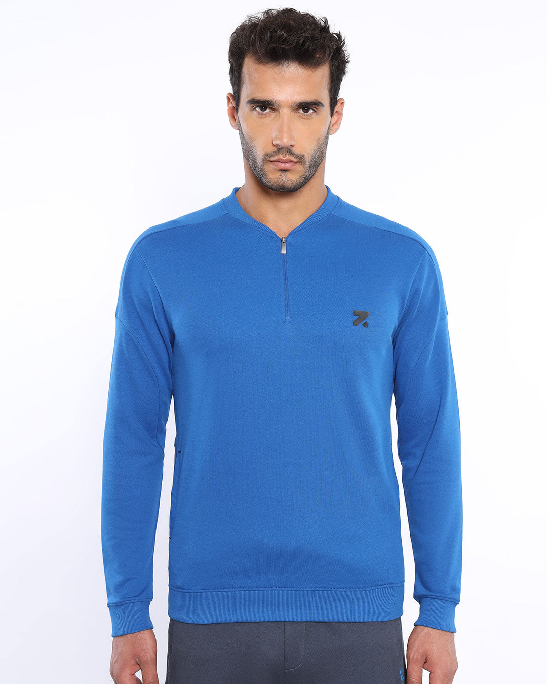 SuperCotton Half Zipper Pullovers Classic Blue – Zymrat